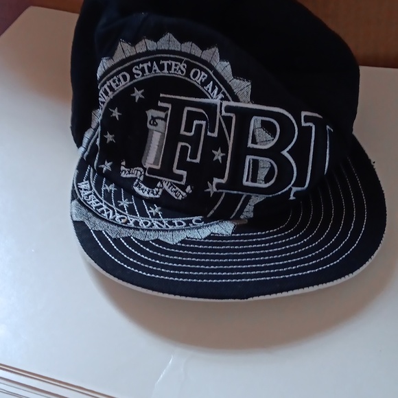 City Hunter | Accessories | Y2k Black Fbi Hat Size Small City Hunter ...